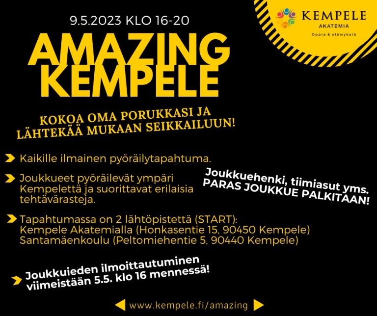 Amazing Kempele 2023 - Kempele-Seura ry